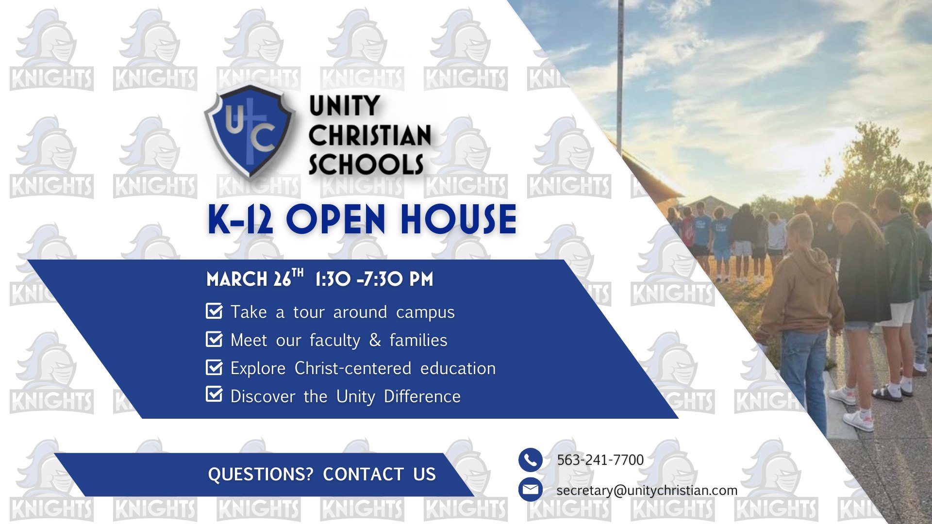 About - Unity Christian Schools